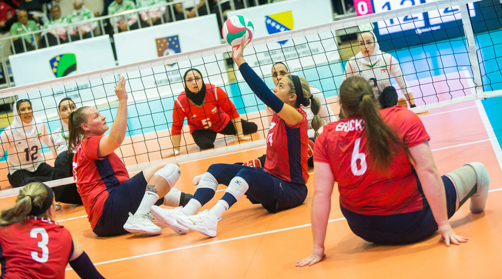 Women's Sitting Team Wins Pool; Waits for Next Opponent - USA Volleyball