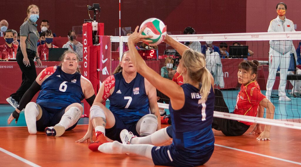 Women's Sitting Team One Win Away from Qualification - USA Volleyball