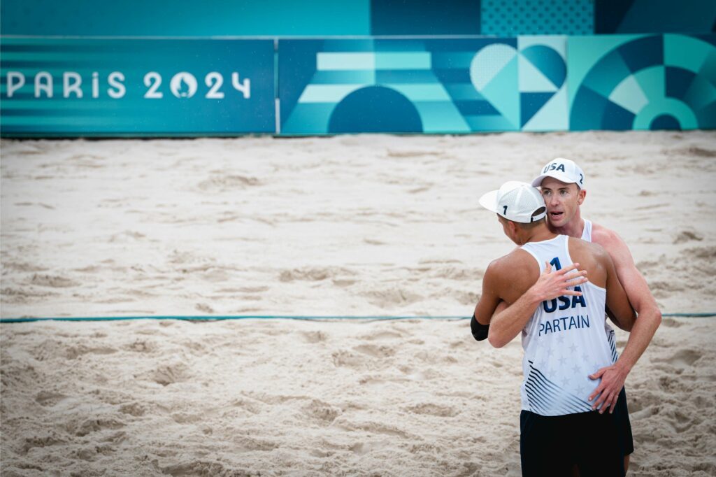 Partain/Benesh Put in Strong Showing but Fall in Olympic Debut - USA Volleyball