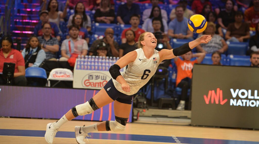 U.S. Women Battle Before Falling to Italy in 2025 Volleyball Nations ...